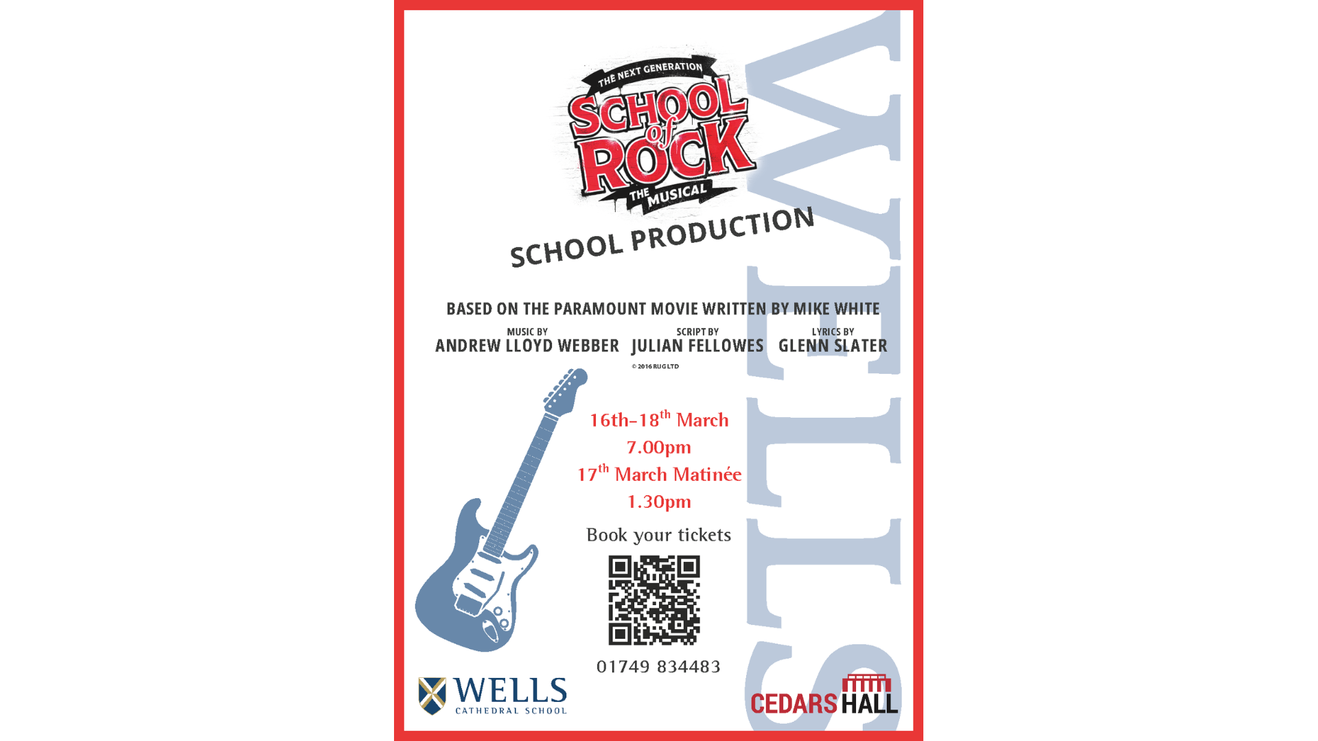 The Next Generation School of Rock The Musical - Cedars Hall